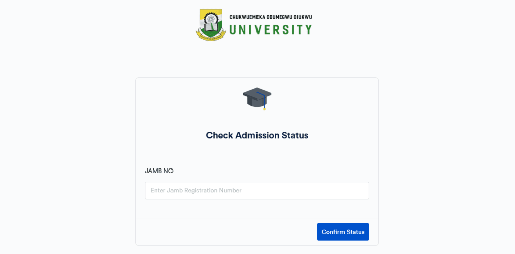 COOU Portal Login for Result, Admission, School Fees